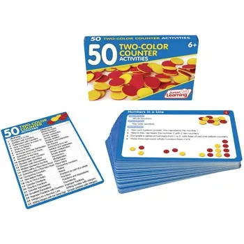 50 Two-Colour Counters Activites | TEW
