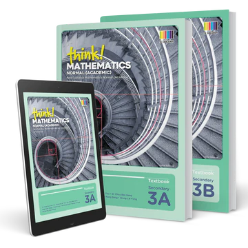 think! Mathematics Secondary Textbooks Normal 3A & 3B (Print & Digital ...