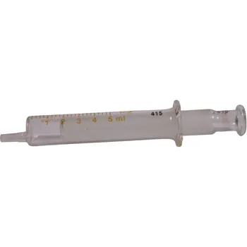 Glass Gas Syringe - 5cc or 100cc | TEW