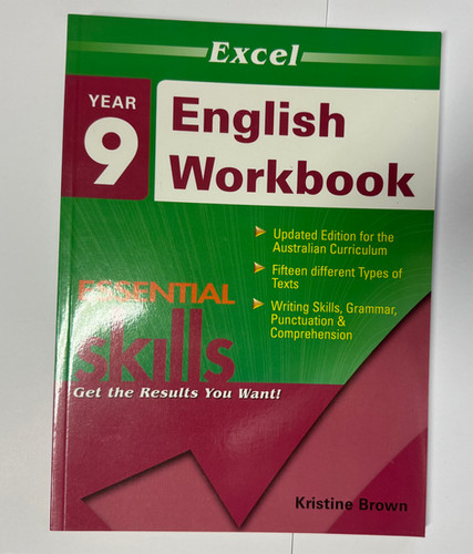 English Workbook (Excel) Year 9 | TEW USED