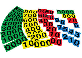 Number Builder Cards Magnetic - 40 piece | TEW