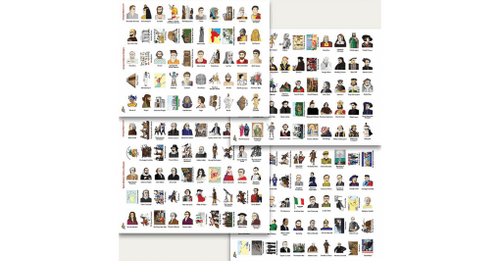 History Odyssey Timeline Color Sticker Pack | TEW