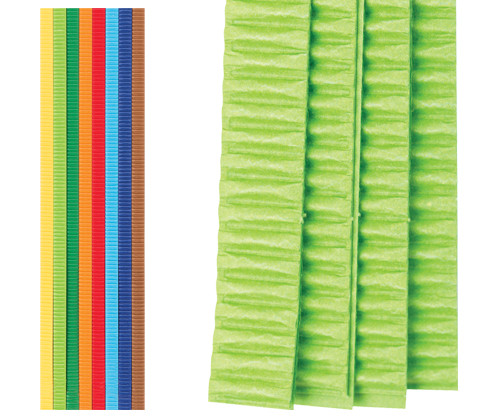 Corrugated Strips Coloured - Pack of 56 | TEW