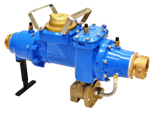 Zenner FHD Fire Hydrant Water Meter w/ check valves | U.S. Waterworks ...
