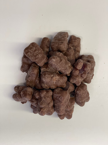 Chocolate Covered Assorted Gummy Bears 8oz | Krause's Candy