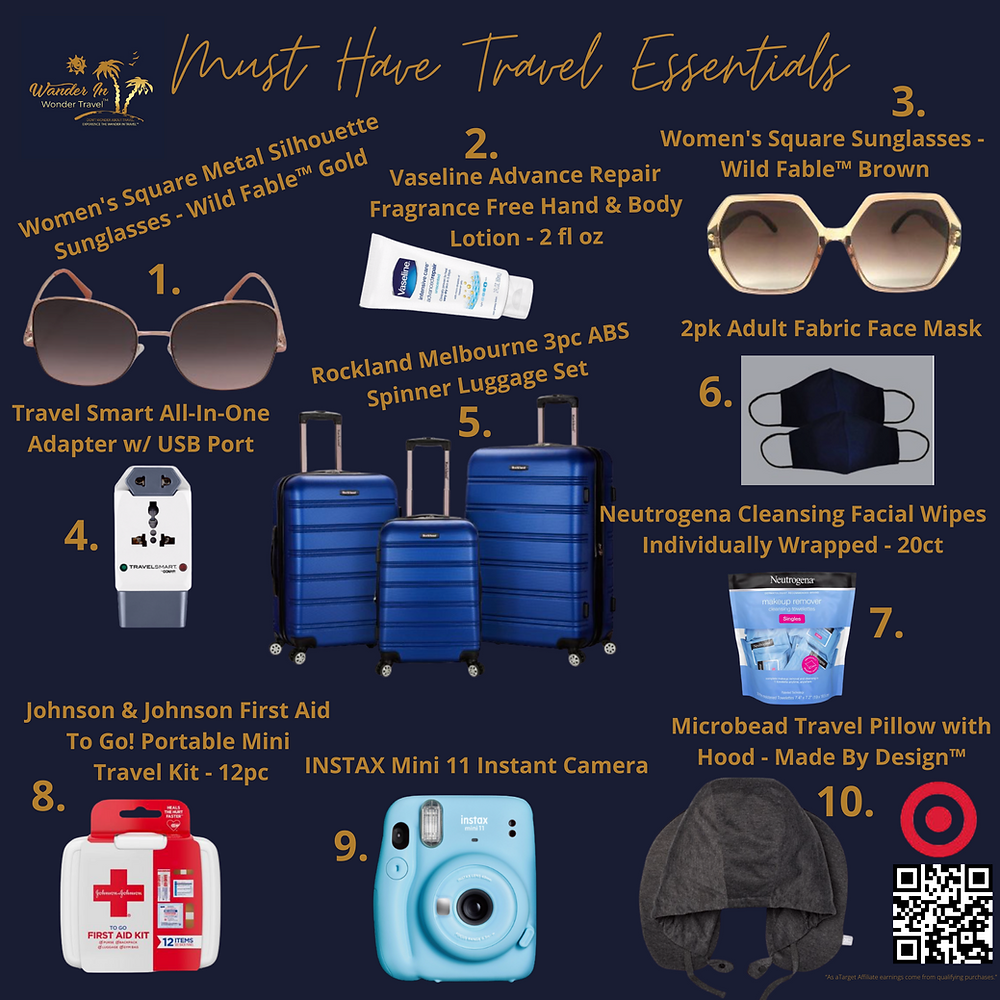 WIWT Must Have Travel Essentials