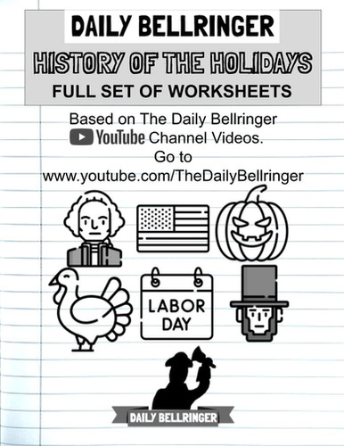 History of the Holiday Worksheet Pack (15 Worksheets) | Mysite