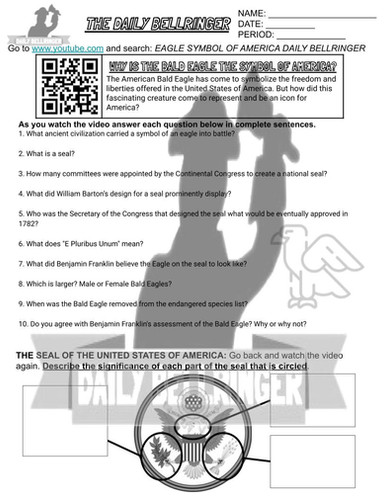 Eagle Symbol of America Worksheet | Mysite