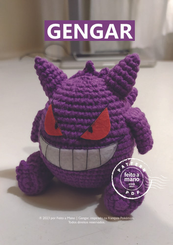 Gengar | receita PDF | Feito a Mano