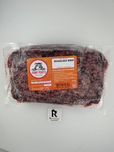 Furry Feast Deluxe BONELESS Beef Mince - 500g | RawKings
