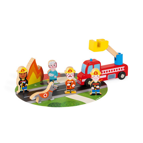 Janod Story Box - Firefighters | The Toy Shop