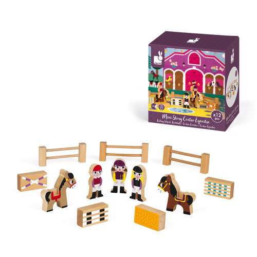Janod Story Box - Riding School | The Toy Shop