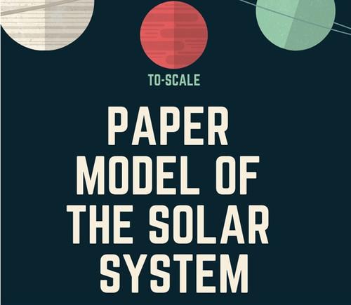Paper Model of the Solar System | NourishedandNurtured