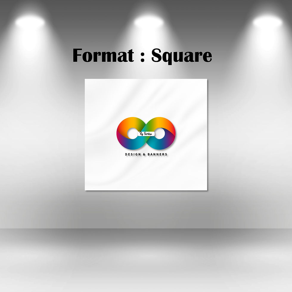 Bâche Format Square (carré) | Design&Banners