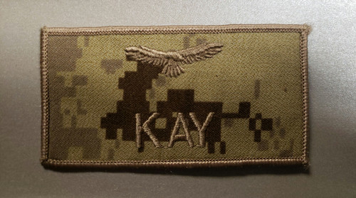 Airforce flightsuit 2x4 name tag | SoldierGear