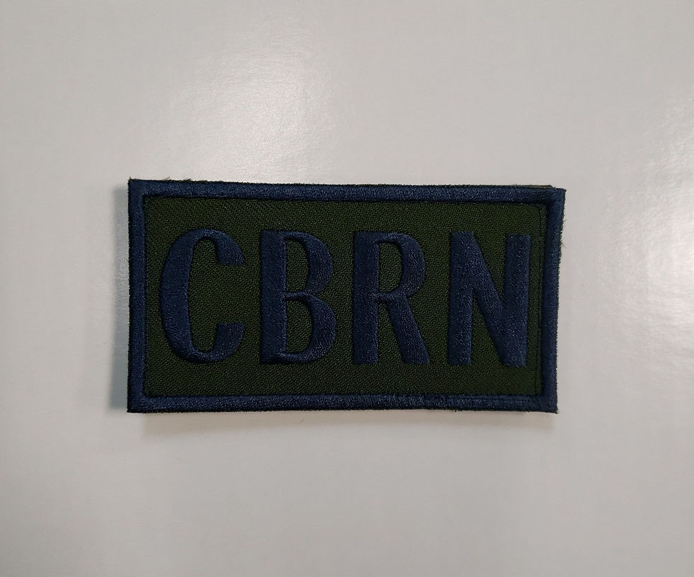 CBRN AIRFORCE PATCH WITH VELCRO | SoldierGear