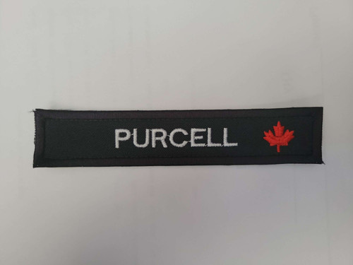 Custom name tag with maple leaf | SoldierGear