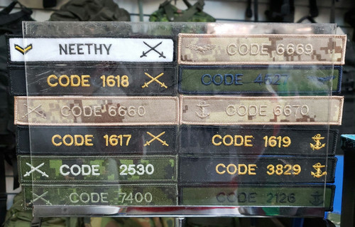 Canadian Military name tag " Free shipping with canada post" | SoldierGear