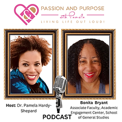 PASSION AND PURPOSE WITH PAMELA | Pamela Hardy-Shepard