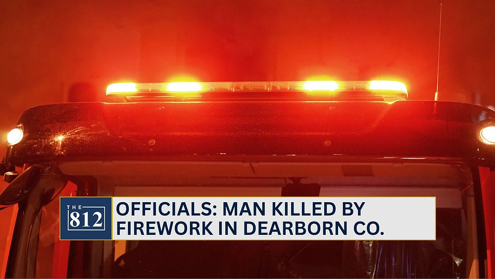 Officials: Man killed by firework explosion in Dearborn Co.