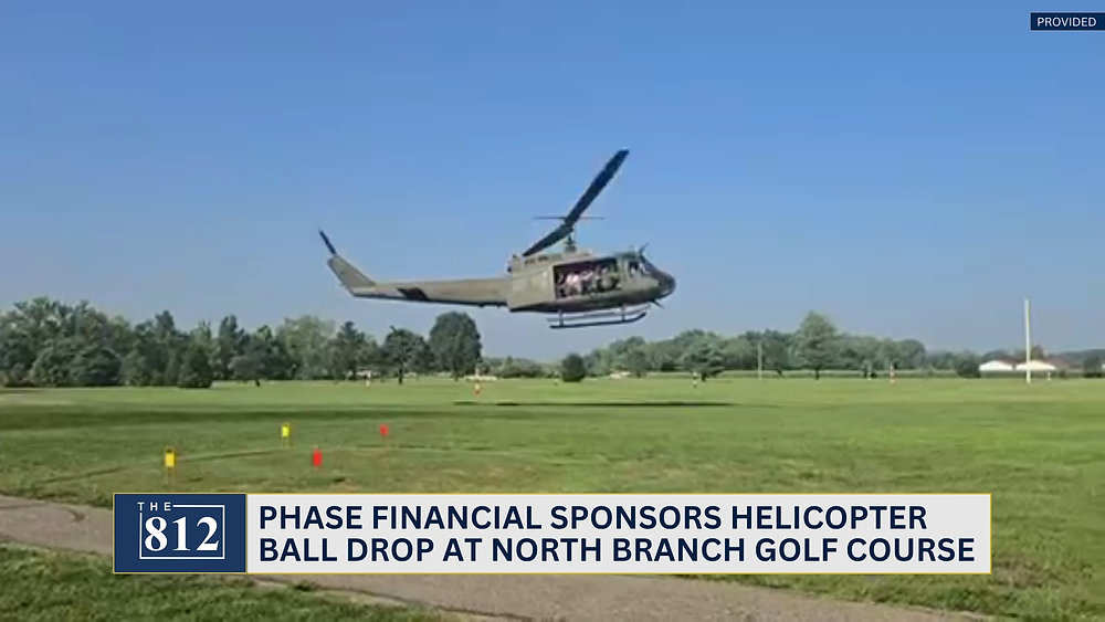 Watch: Phase Financial sponsors Helicopter ball drop