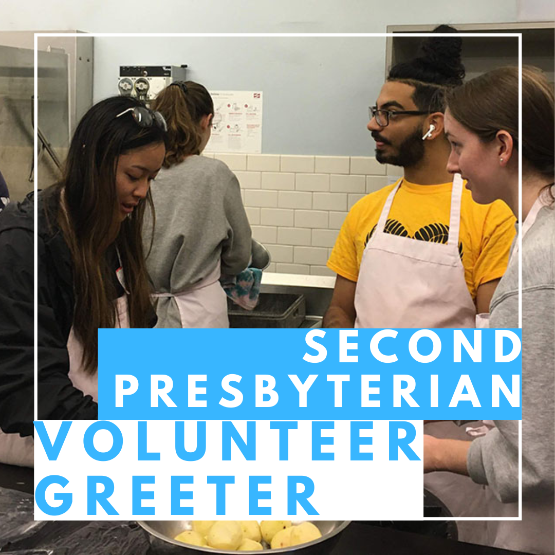 Greeter for Second Presbyterian - Walk In Ministry | The Pace Center