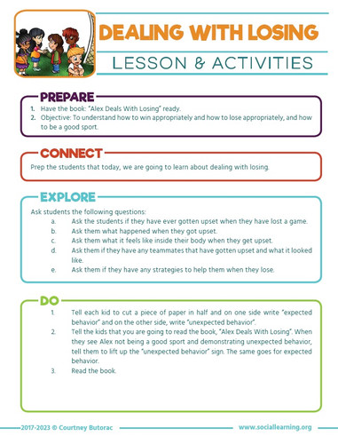 LESSON: Dealing with Losing | sociallearning