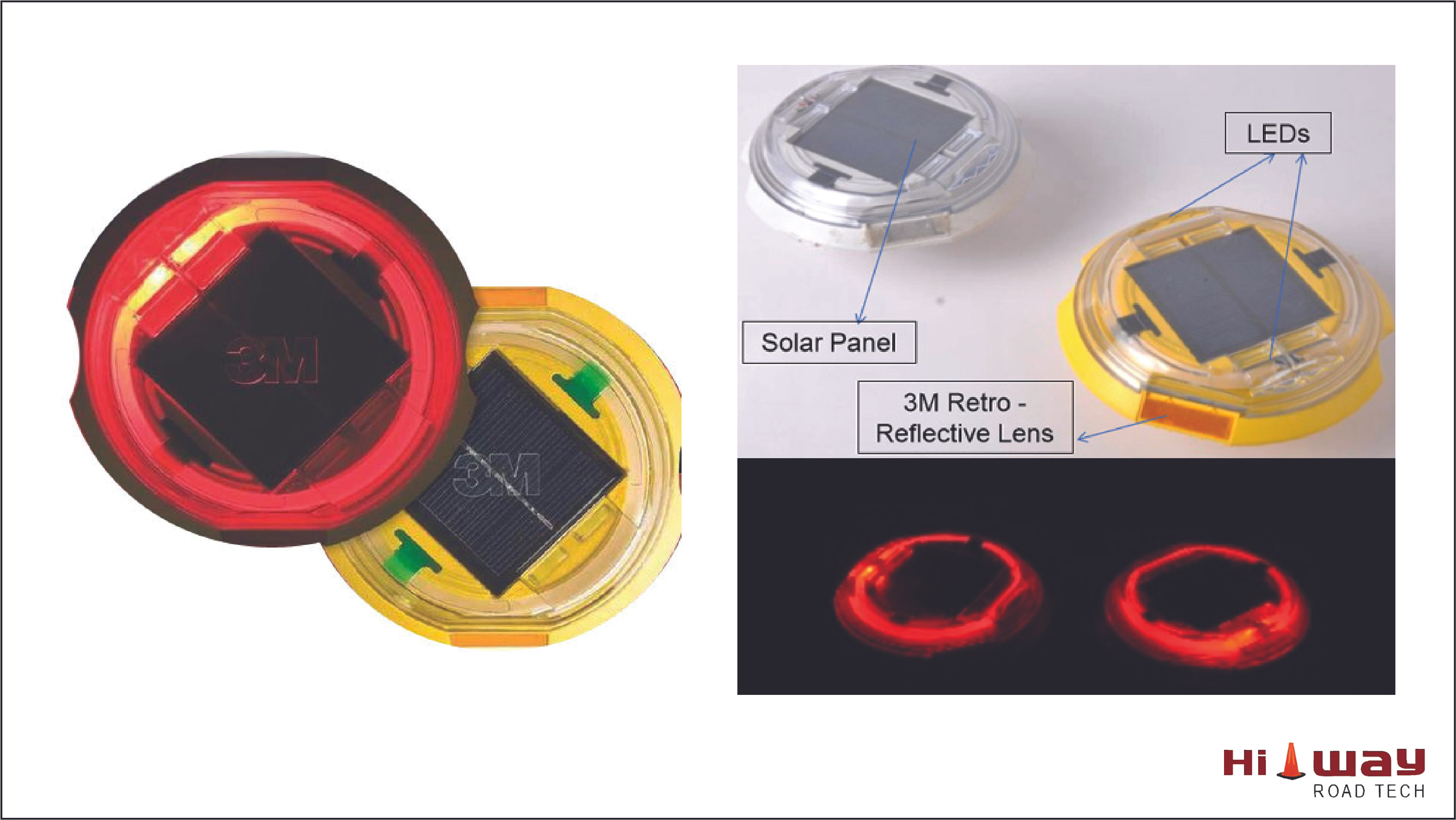 Solar Studs | 3M Solar Studs | Hi Way Road Tech