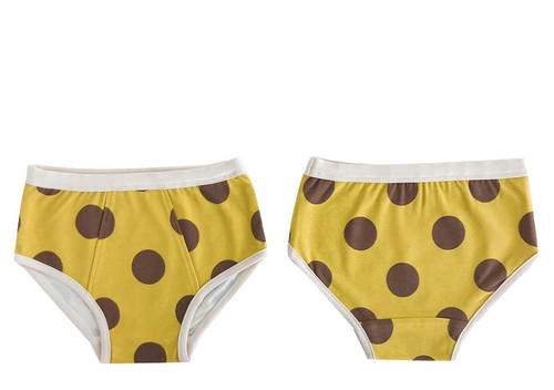 Yellow Polka Dot Brief | River Noa