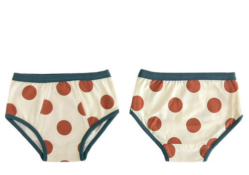 White Polka Dot Brief | River Noa