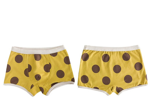 Yellow Polka Dot Boxer Brief | River Noa