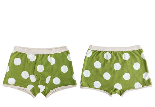 Green Polka Dot Boxer Brief | River Noa