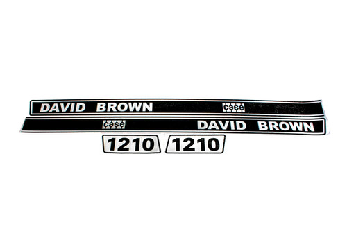 Decals 1210 Black | David Brown Parts
