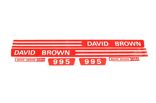 Decal 995 Red (DB Case) | David Brown Parts