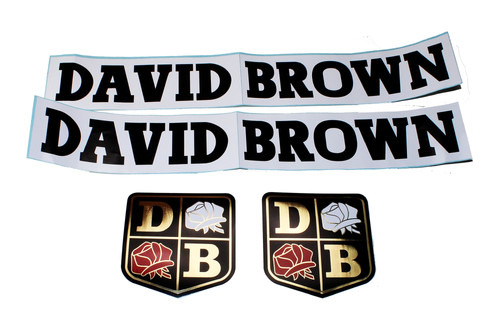 Decal Set, Red Loader - Small | David Brown Parts