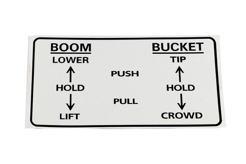 Decal, Power Loader Control | David Brown Parts