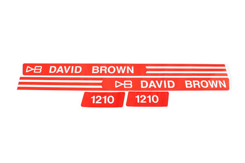 Decal 1210 Red (DB) | David Brown Parts