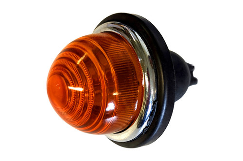 Lucas type round indicator lamp, (amber) overall diameter 74mm. General ...