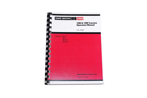 Instruction Book, 1290/1390 | David Brown Parts