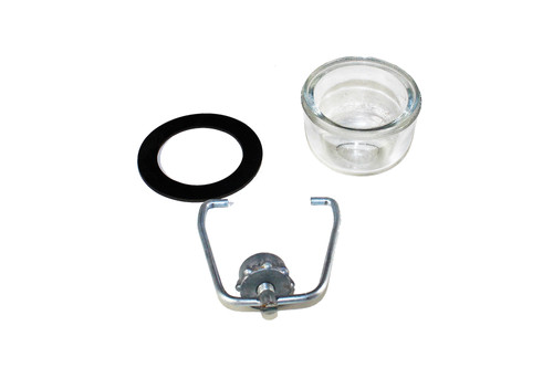 Fuel Glass sediment bowl, stirrup & seal, lift pump, 3-cylinder engines ...