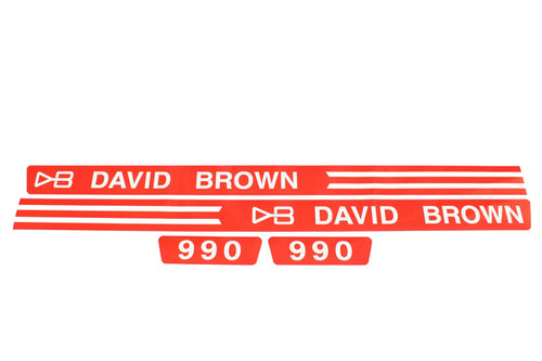 Decal 990 Red (DB) | David Brown Parts