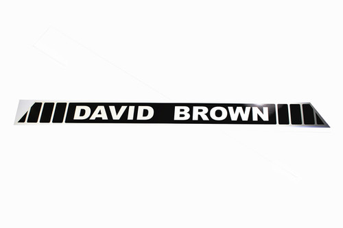 Decal, "DAVID BROWN", rear of cab roof | David Brown Parts