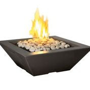 36″ LYON SQUARE PYRAMID BOWL WITH TANK ENCLOSURE AND 10' GAS HOSE ...