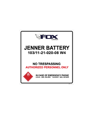 Oilfield Site Signage | FoxCanada