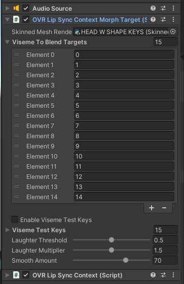Visemes and Lipsync Setup