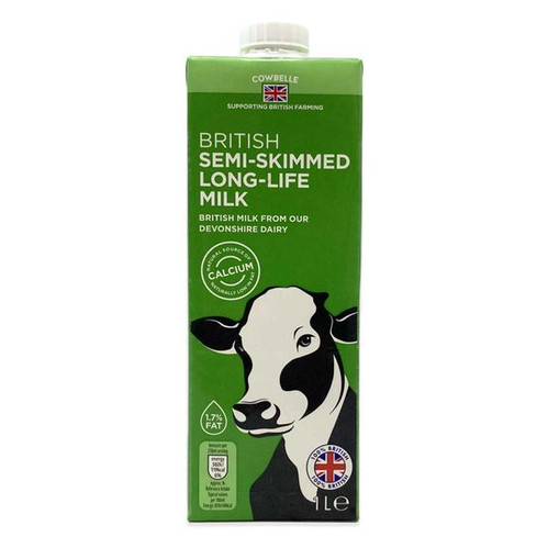 British Semi-skimmed Long Life Milk 1l | atyourserviceghana