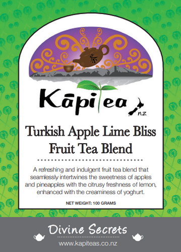 Turkish Apple Lime Bliss Fruit Tea | kapiteas