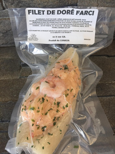 Filet de doré farci aux fruits de mer | Capital Fish Markets