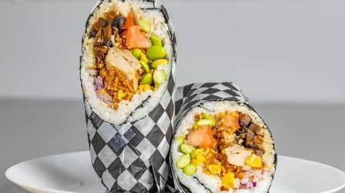 Teriyaki Chicken burrito | Aloha Poke
