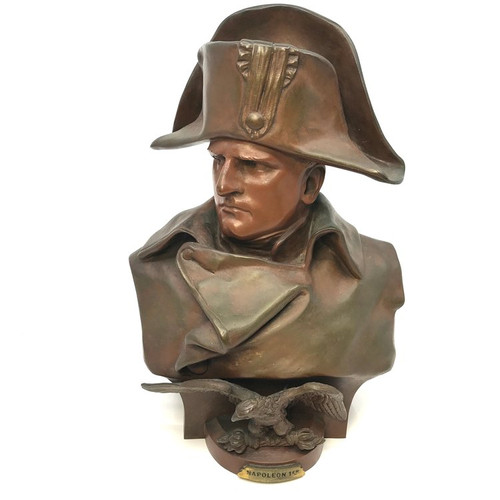 19th c. French Empire Bronze Bust of Napoleon Bonaparte by Renzo ...